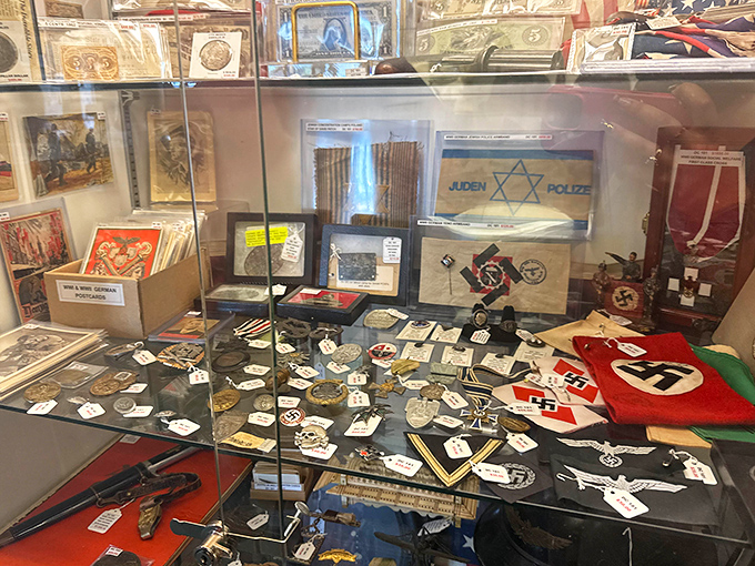 A sobering collection of military artifacts reminds us that history isn't just about pretty teacups. These items tell stories of sacrifice and service.