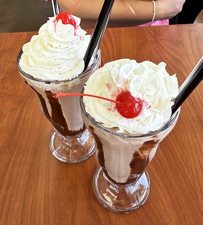 These milkshakes don't just bring boys to the yard&mdash;they bring everyone to Tualatin. Topped with whipped cream mountains and cherries on their throne.