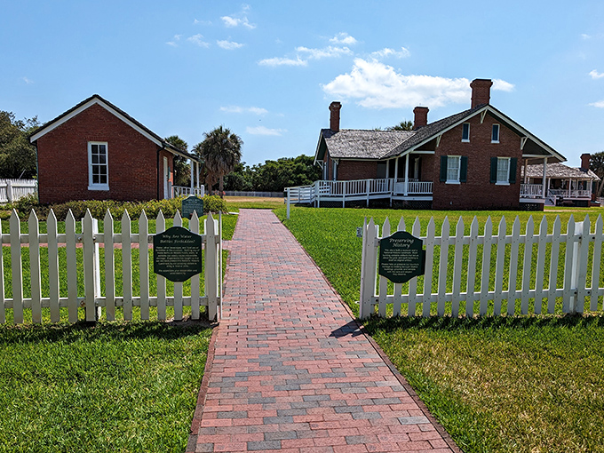 The keeper's dwellings stand ready to transport you back to simpler times when your biggest tech problem was trimming lamp wicks.