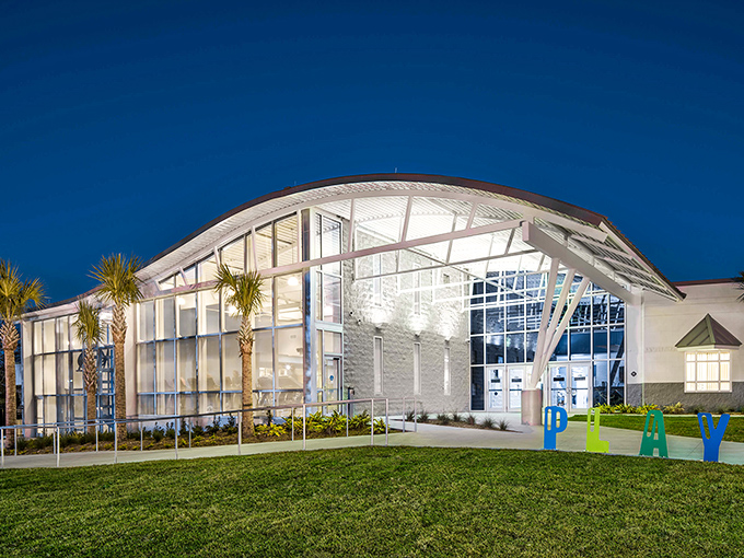 A recreation center that looks like it was designed by someone who actually enjoys recreation. Modern amenities without membership fees that require a second mortgage.