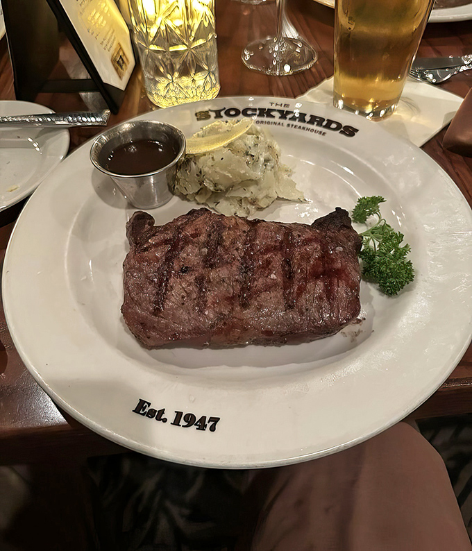 This New York Strip isn't just cooked&mdash;it's been treated with the reverence usually reserved for religious artifacts or vintage Ferraris.