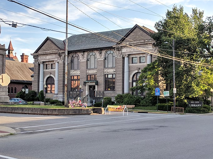 The Oil City Library isn't just about books&mdash;it's architectural eye candy with a side of knowledge, housed in a building that screams "Carnegie would approve!"