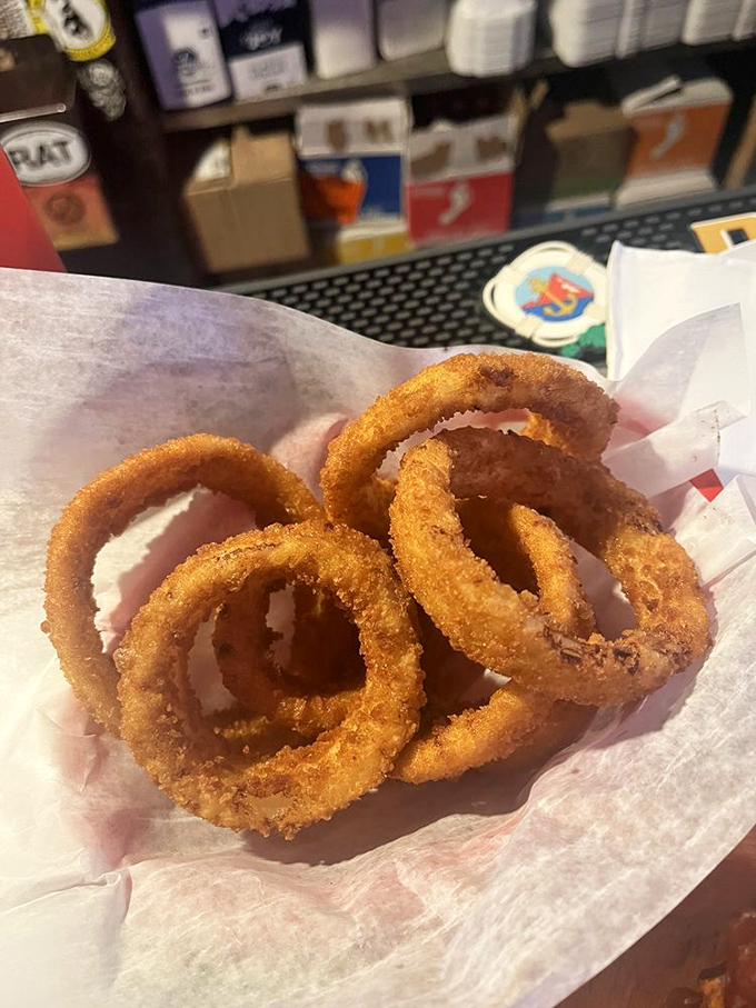 These aren't your average onion rings&mdash;they're golden halos of crispy perfection that make you question why you ever settled for less.