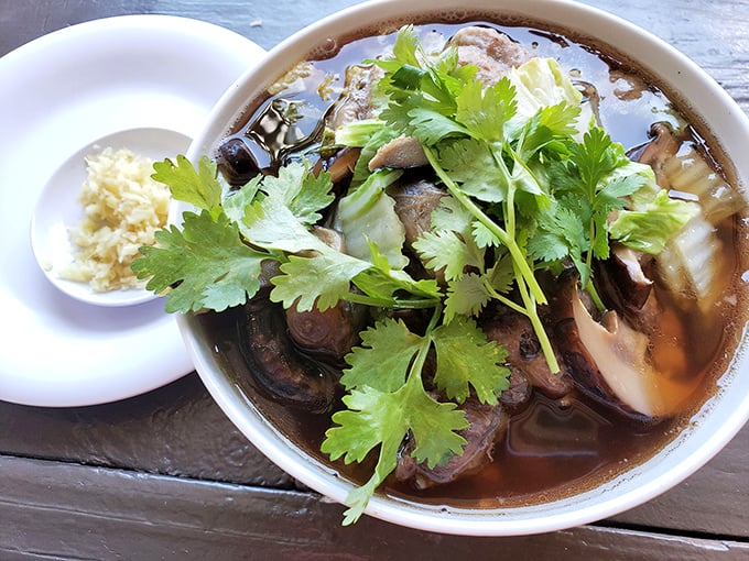 Saimin that soothes the soul. This Hawaiian noodle soup doesn't need a fancy backstory&mdash;just a hungry customer and a spoon.