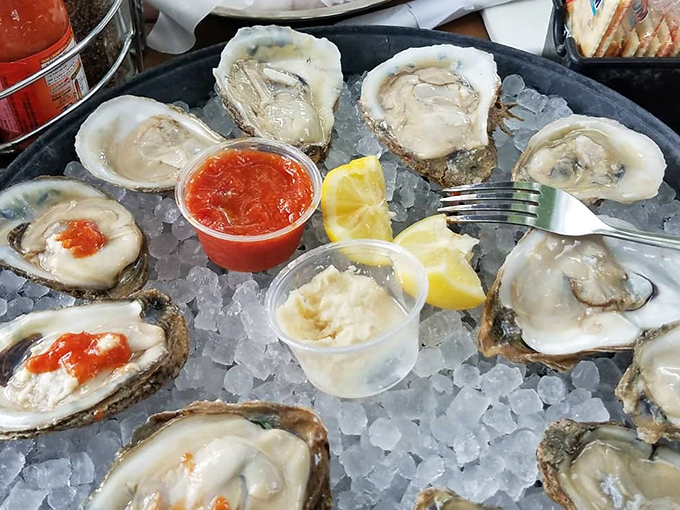 Fresh oysters on ice&mdash;nature's perfect appetizer. Just a squeeze of lemon, a dot of hot sauce, and suddenly Monday feels like Mardi Gras.
