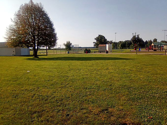 This tranquil park space offers the perfect respite from exploring. Sometimes the best souvenirs are moments of peace under a shade tree in America's heartland.
