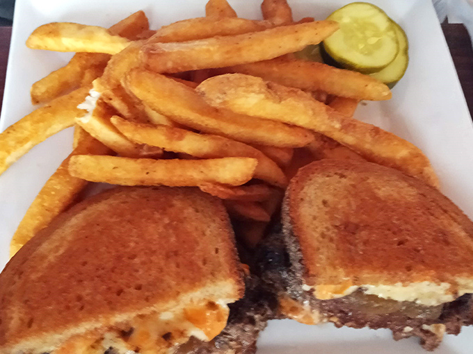 The humble patty melt&mdash;comfort food elevated. Crispy bread, melted cheese, and a perfectly seasoned patty create the sandwich equivalent of a warm hug.