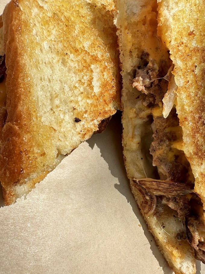 The patty melt&mdash;that glorious intersection where burger meets sandwich, where cheese stretches like it's auditioning for a food commercial.