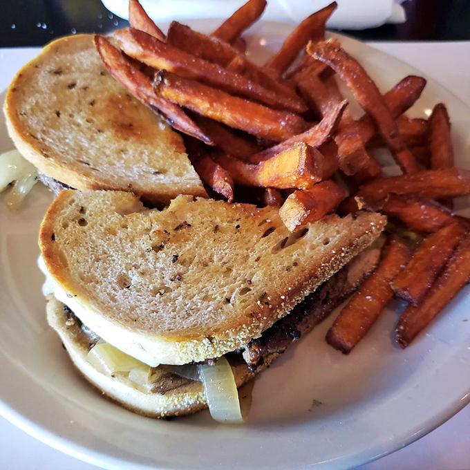 The patty melt arrives like an old friend &ndash; reliable, comforting, and impossibly satisfying every single time.