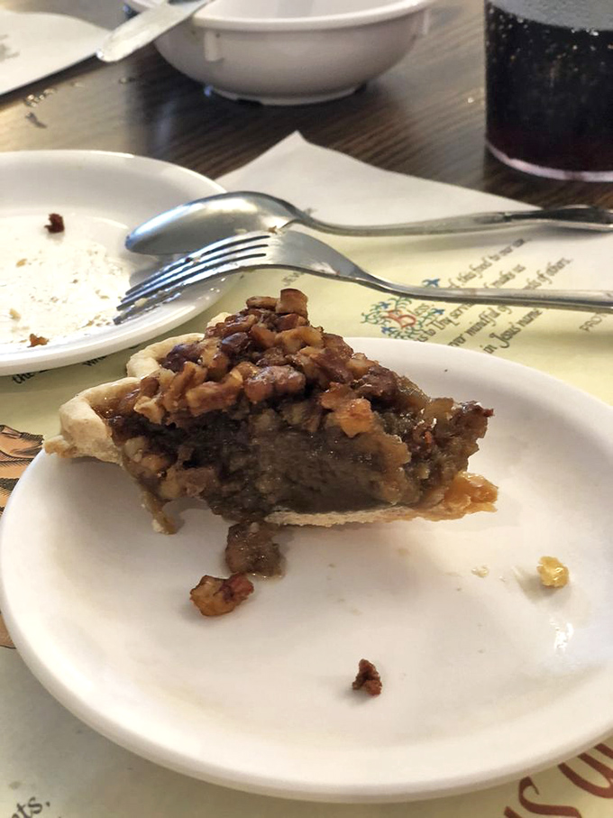 Pecan pie that would make your grandmother both proud and jealous. Each bite delivers that perfect balance of gooey filling and crunchy nuts.