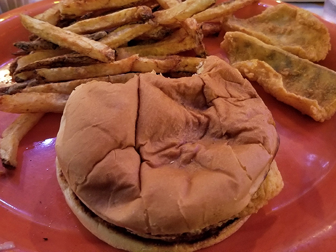 This perch sandwich doesn't need fancy frills &ndash; just a soft bun, perfectly fried fish, and fries that make you forget counting calories was ever invented.