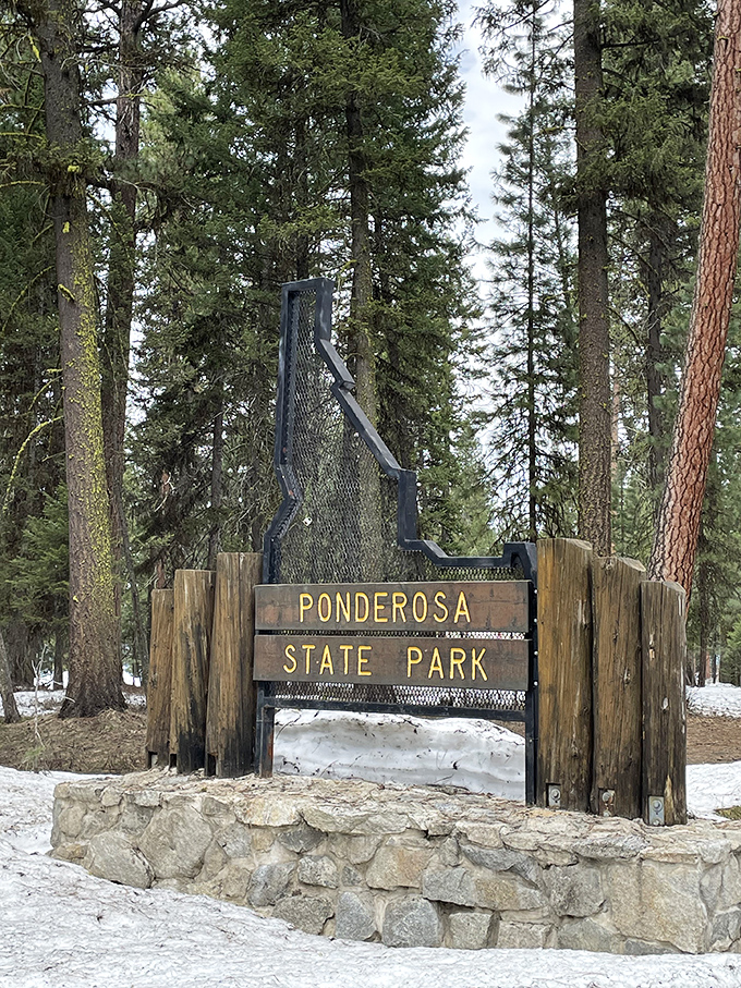 The entrance sign that promises adventure. Like the world's most beautiful "You Are Here" marker, it's your gateway to wilderness therapy.
