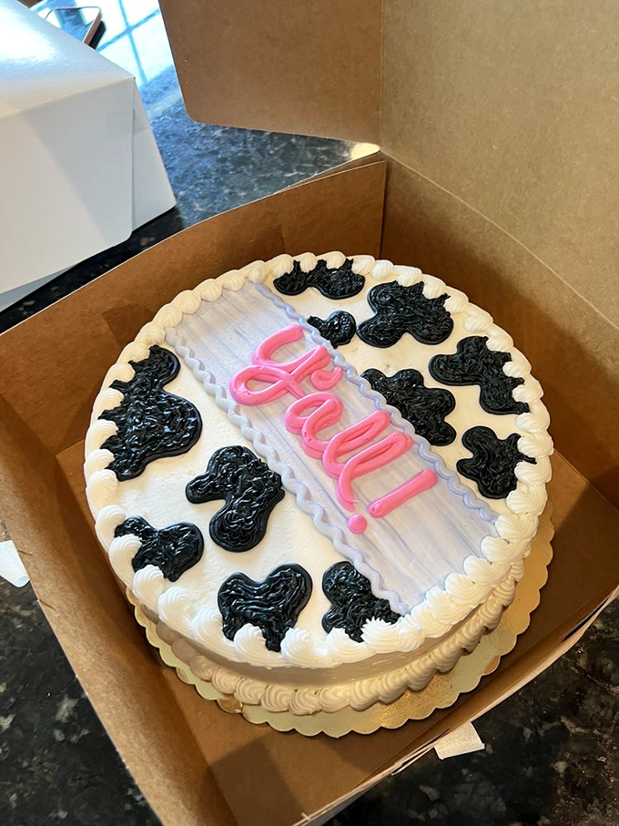 This cow-spotted cake isn't having an identity crisis&mdash;it's having a delicious moment that deserves your full attention.