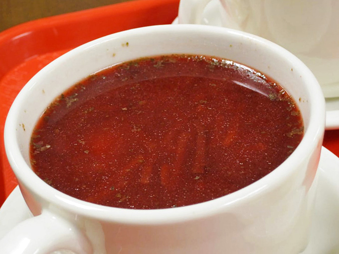 The ruby-red borscht glows with the intensity of a first love&mdash;earthy, complex, and guaranteed to leave a lasting impression.