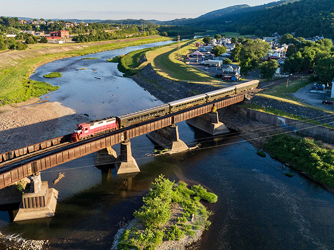 Crossing bridges and state lines, this train proves that the journey really can be better than scrolling through destination photos.