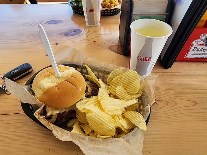 The Reuben Burger proves that sometimes the best ideas come from smashing two beloved classics together and seeing what happens.