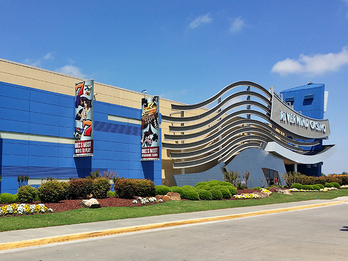 Riverwind Casino's striking facade proves Oklahoma knows how to make an entrance when entertainment and excitement are on the menu.