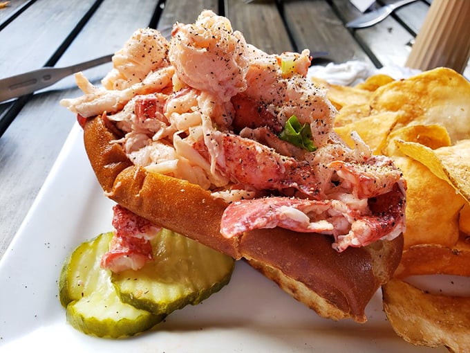 Fish tacos done right &ndash; crispy, fresh, and ready for their close-up. That pickle on the side isn't just garnish, it's necessary balance.