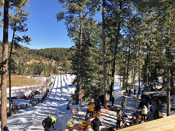 Who needs Colorado? Ruidoso's winter playground offers snowy thrills without the interstate traffic or altitude headaches.