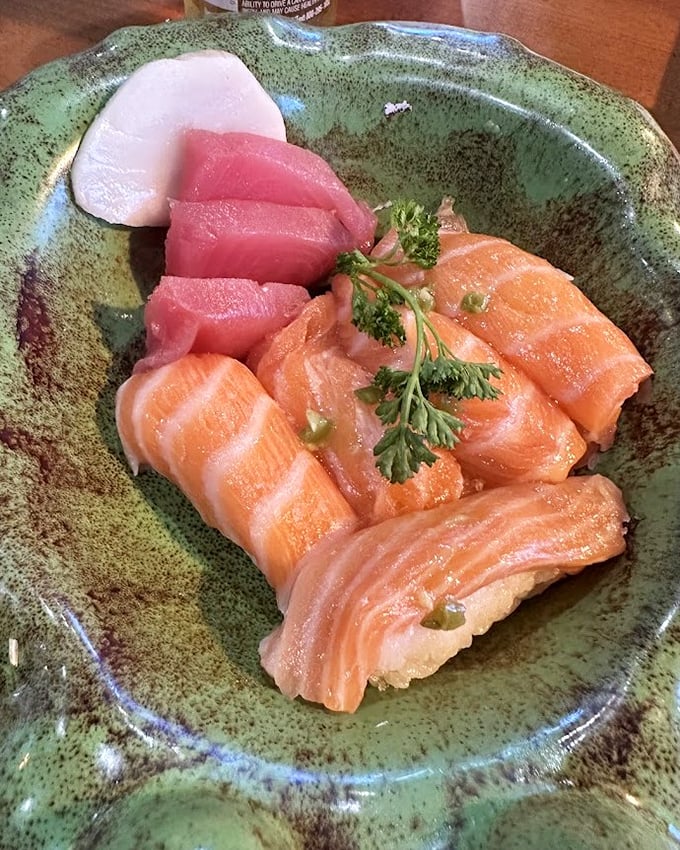 Salmon sashimi so buttery and fresh, it practically performs a melt-in-your-mouth magic trick with each bite.