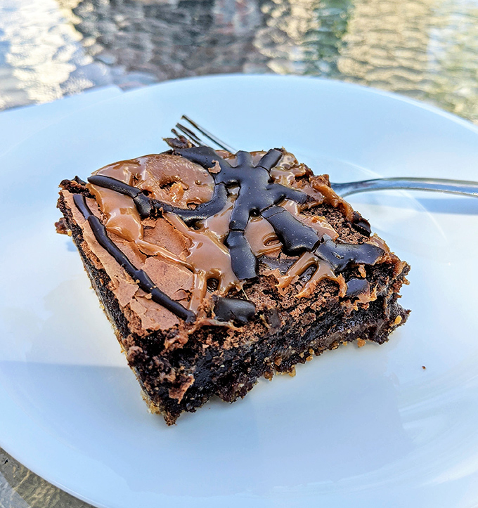 This salted caramel brownie doesn't just satisfy a sweet tooth &ndash; it creates a cult following and possibly minor religious experiences.