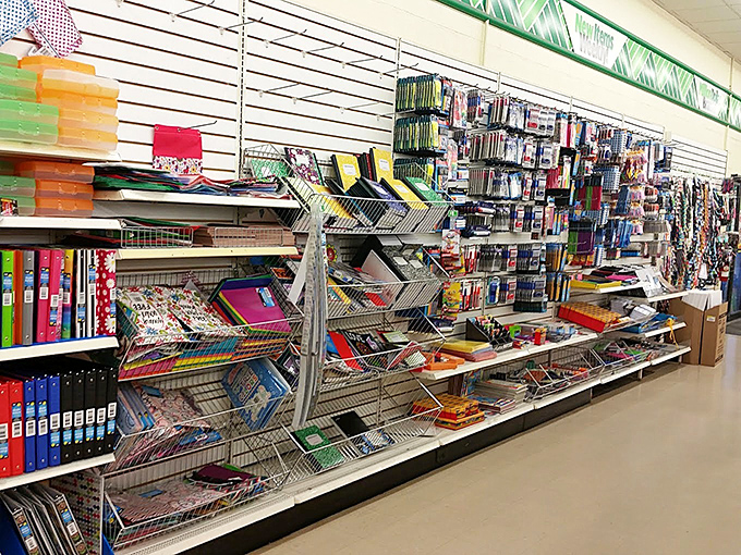 School supply nirvana that makes teachers and parents rejoice. The satisfaction of filling a backpack with fresh notebooks and folders without emptying your wallet is unmatched.