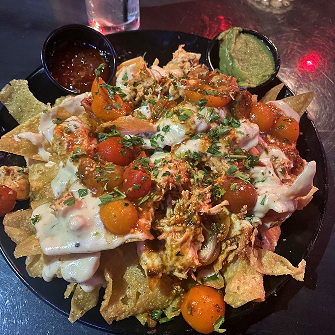 Nachos that would make Scooby say "Ruh-Roh" in the best way possible. Loaded with toppings and perfect for sharing&mdash;if you dare.