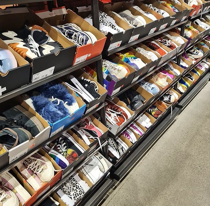 Sneaker heaven exists, and it's organized in neat rows where footwear dreams come true at prices that won't give your credit card nightmares.