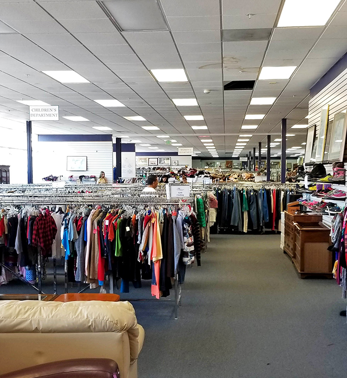 The children's department, where tiny fashionistas can build their first wardrobes without breaking their parents' piggy banks.