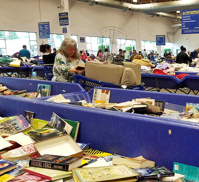 Bibliophiles rejoice! The book bins are where English majors and bargain hunters unite in the shared joy of literary treasure hunting.