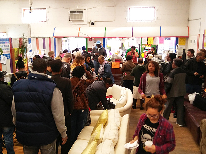 Sale day brings out the crowds &ndash; proof that Philadelphians know the thrill of the hunt and the joy of a genuine bargain.