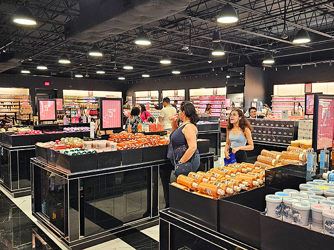 Now this is what I call a candy store for grown-ups&mdash;rows of lotions, potions, and endless sparkle.