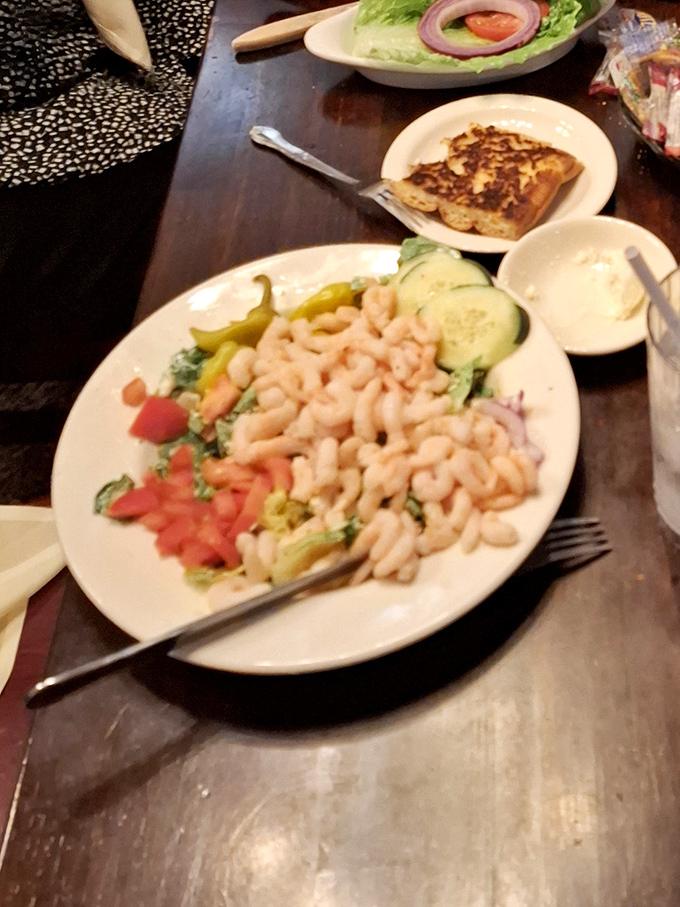 The Shrimp Louie salad &ndash; where plump shrimp lounge on crisp greens like they're at a seafood spa retreat.