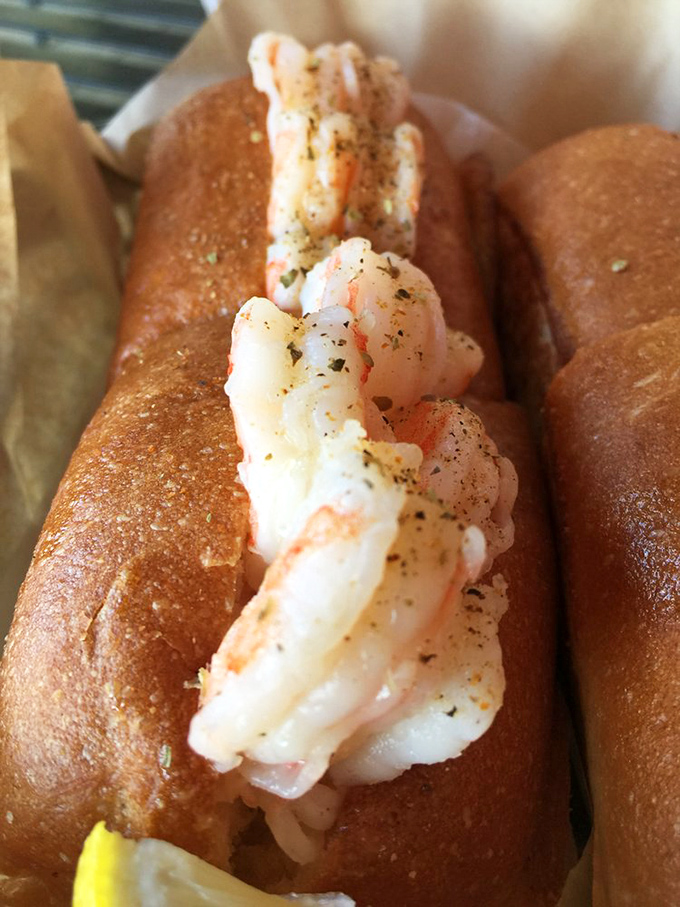 The shrimp roll showcases plump, perfectly seasoned treasures from the sea. One bite and you'll wonder why you ever settled for ordinary sandwiches.