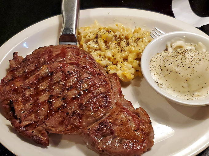 A sirloin so perfectly grilled, it could make a vegetarian reconsider their entire belief system.