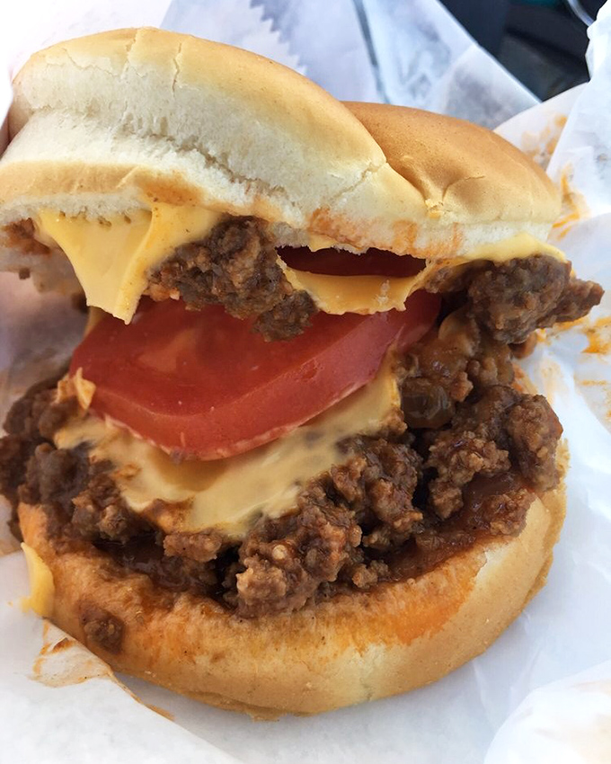 Not your cafeteria lady's Sloppy Joe! This messy masterpiece demands extra napkins and zero regrets.
