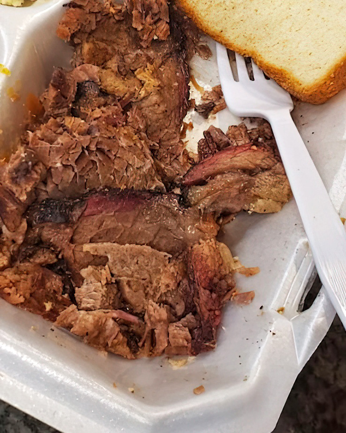 This isn't just brisket; it's a time capsule of patience and craft. Each slice tells a story that begins with "Once upon a smoke ring."