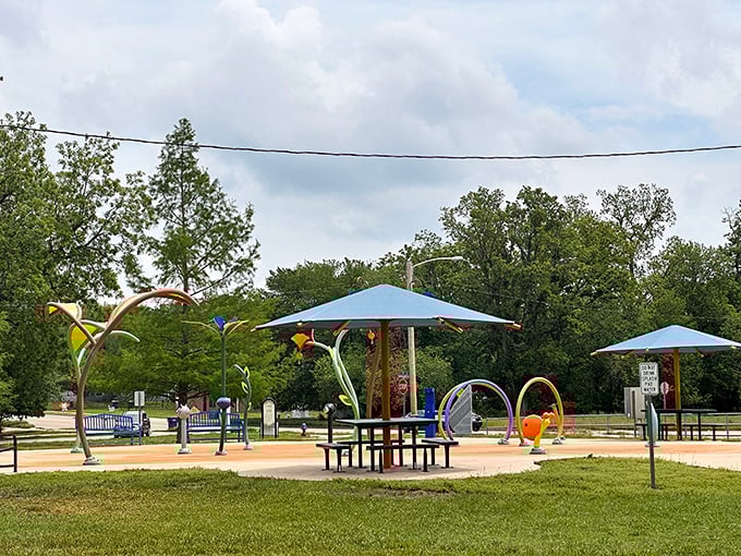 Southern Woods Park offers colorful playground equipment and shaded picnic areas&mdash;proof that the best things in retirement really can be free.