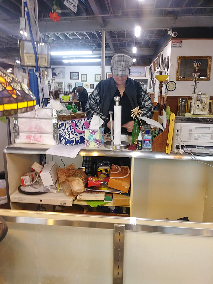 The true treasures of any antique shop are the knowledgeable folks behind the counter, guardians of stories behind each item.