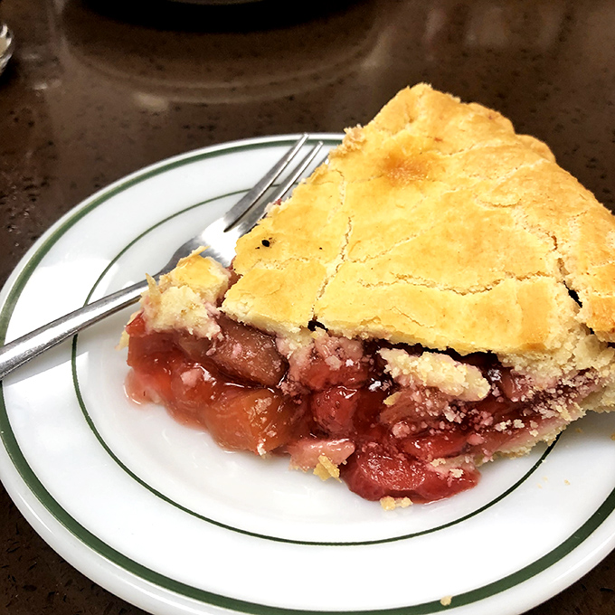 The pie at Hudson's proves lightning can strike twice. First they mastered burgers, then they conquered dessert with this ruby-red masterpiece.