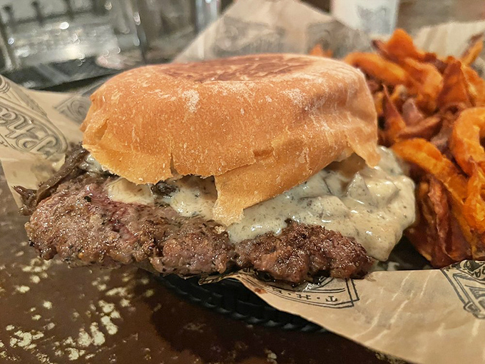 The Stroganoff Burger doesn't just cross culinary borders&mdash;it erases them completely with a harmonious blend of American comfort and Russian soul.