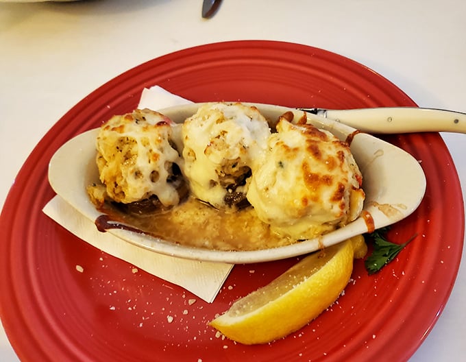 These aren't just stuffed mushrooms; they're little flavor bombs waiting to detonate your taste buds. Cheese pulls for days!