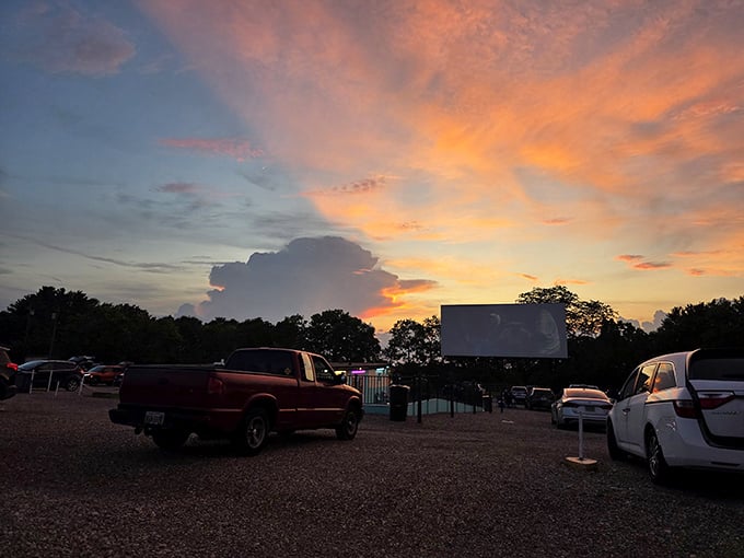 Nature provides the perfect backdrop&mdash;an Ohio sunset that no CGI special effect could ever match.