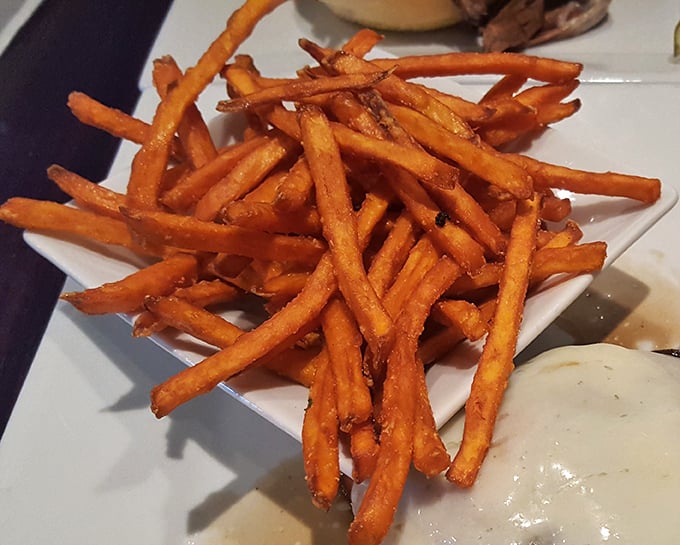 Sweet potato fries that actually taste like sweet potatoes, not sugar-coated disappointment&mdash;what a revolutionary concept!