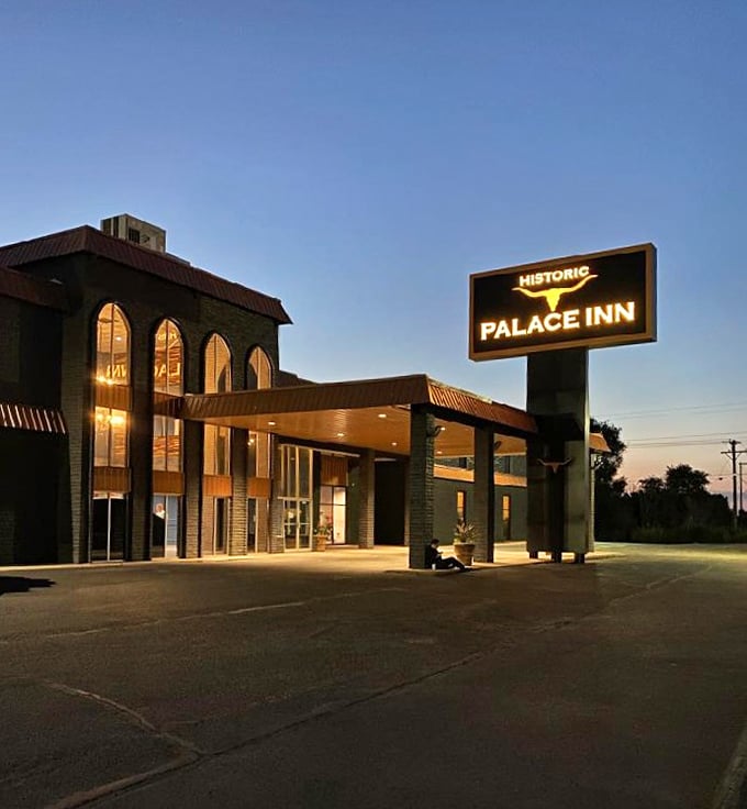 The Historic Cow Palace Inn beckons travelers with promises of comfort food and genuine Western hospitality.