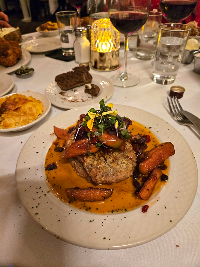 When pork tenderloin gets the royal treatment with roasted carrots and thoughtful presentation, dinner becomes an unforgettable event worth documenting.
