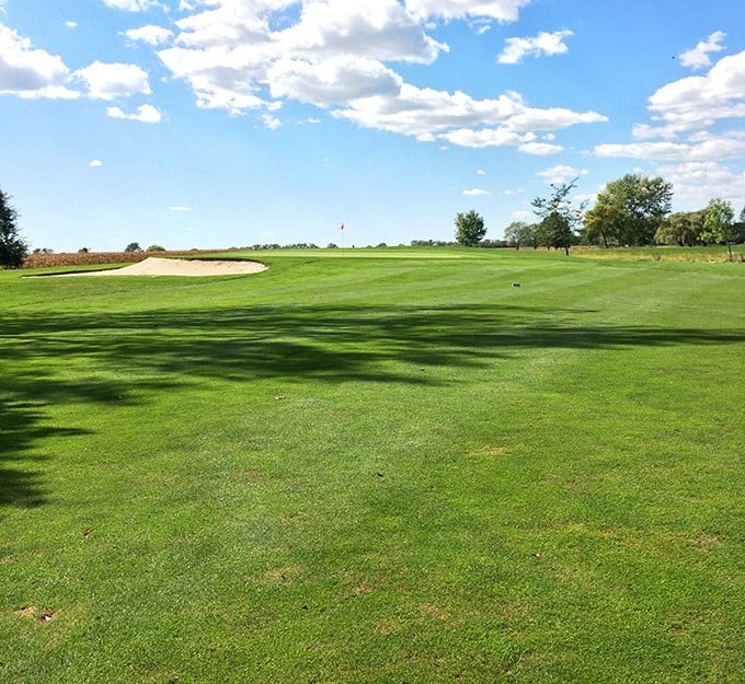 The Bluffs Golf Course proves South Dakota isn't all flatlands. Those sand traps are where retirement dreams and golf balls disappear with equal frequency.