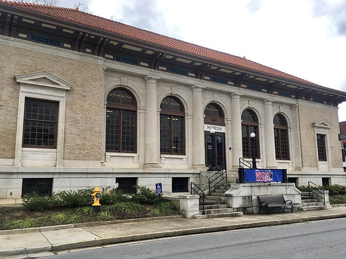 The stately museum building holds treasures that make local history feel like the best kind of gossip.