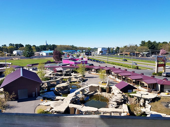 A peaceful oasis amid the tourist bustle, these landscaped ponds prove that not everything in the Dells needs to splash you in the face.