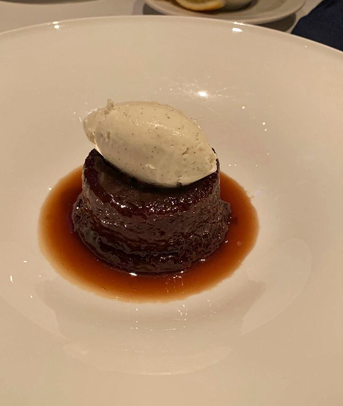 Sticky toffee pudding that doesn't just satisfy your sweet tooth &ndash; it writes it love sonnets, with that scoop of vanilla ice cream slowly surrendering to warm caramel.